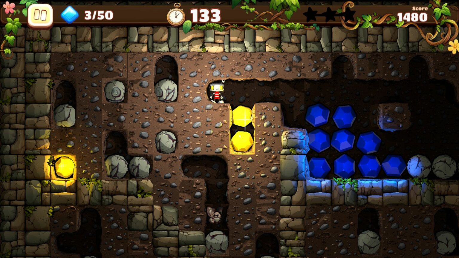 BOULDER DASH - 40th Anniversary Official game webpage