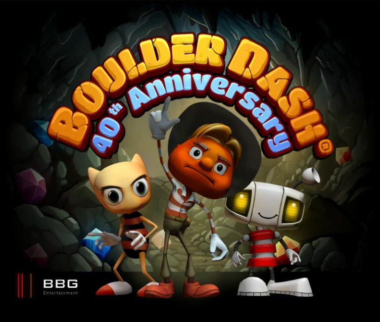 BOULDER DASH - 40th Anniversary Official game webpage